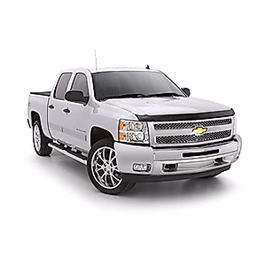 Auto Ventshade [AVS] Aeroskin Hood Protector | 2011 - 2014 GMC Sierra 2500HD, 3500HD, Low Profile/Flush - Smoke | 322029