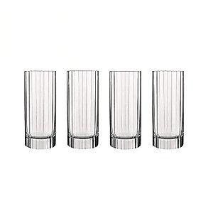 Luigi Bormioli Bach 16.25 oz. Beverage/Hiball/Glass, Set of 4, 4 Count (Pack of 1), Clear