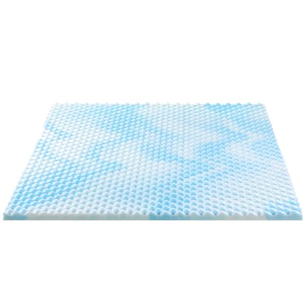 ZINUS 1.5 Inch Swirl Gel Cooling Memory Foam Mattress Topper, Smaller, More Convenient WonderBox Packaging, Cooling, Airflow Design, CertiPUR-US Certified, Full