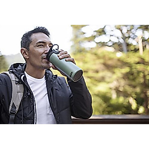 CamelBak Forge Flow Coffee & Travel Mug, Insulated Stainless Steel - Non-Slip Silicon Base - Easy One-Handed Operation - 20oz, Black