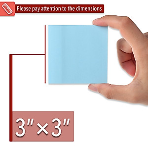 Mr. Pen- Sticky Notes, 3”x3”, 12 Pads, Pastel Sticky Notes, Sticky Note, Self-Stick Note Pads, Sticky Pads, Sticky Notes Pastel, Sticky Notes Aesthetic, Colorful Sticky Notes, Back to School Supplies