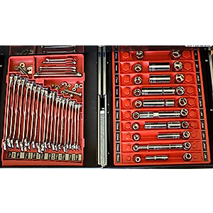 Tool Sorter Wrench Organizer - Red