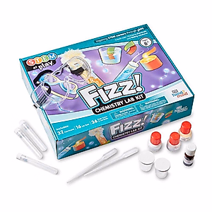 hand2mind Fizz Chemistry Science Kit for Kids Ages 8-12, 32 Science Experiments and Fact-Filled Guide, Make Your Own Foam and Crystals, Educational Home Learning, Homeschool Science Kits