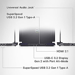 Dell G16 7630 Gaming Laptop - 16-inch (2560 x 1600) QHD+ 165Hz 3ms Display, Intel Core i9-13900HX, 16GB DDR5 RAM, 1TB SSD, NVIDIA GeForce RTX 4070 8GB GDDR6, Windows 11 Home - Metallic Nightshade