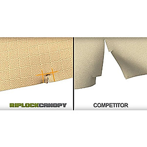 Garden Winds Replacement Canopy Top Cover for The Waterford Gazebo - Version 5 - RipLock 350 - Will ONLY FIT 5LGZ6526-V5, 5LGZ2001, and 5LGZ2001-PU