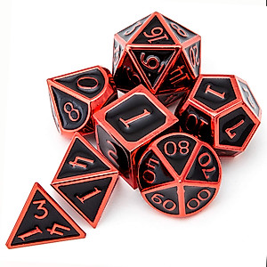 DND Dice Handmade Resin Sharp Edge D&D dice Set for Dungeons and Dragons RPG dice Beautiful Interior refractive Surface Wonderful and Unusual