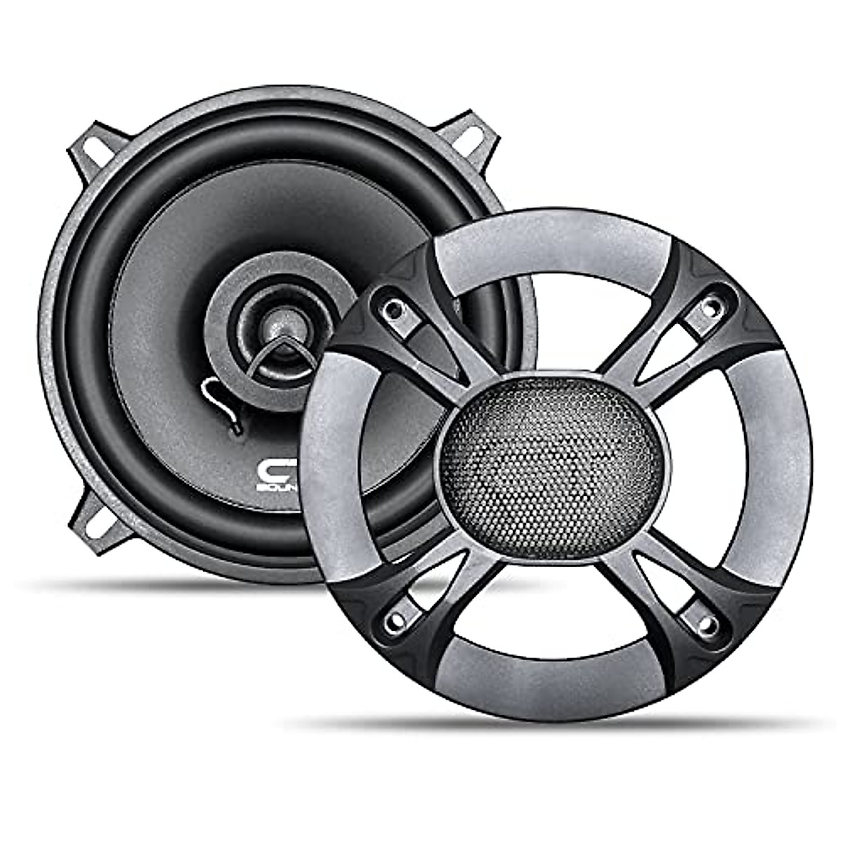 CT Sounds BIO-5-25-COX 5.25 Inch Coaxial Car Speakers, 160 Watts Max, Pair