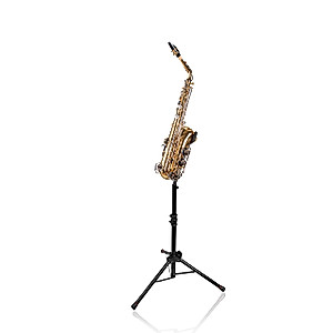 Gator Frameworks Tall Tripod Style Stand for Alto or Tenor Saxophones; (GFW-BNO-SAXTALL)