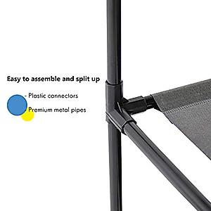 JERRY & MAGGIE 39 Shoes Wide Shelf, Simple Trending 4 Tier Stackable Shoe Rack for Garage, Shoe Rack for Entrance Small Space for Dorm Shoe Racks, Over Door Shoe Rack, Kitchen Storage Shelves Solution