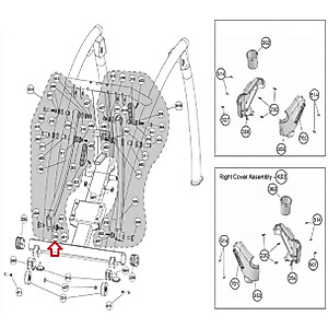 Front Bushing Link KHB-20909 Works with Cybex 360A 362A Arc Trainer Elliptical