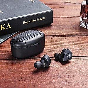 Linsoul TRN T300 2BA+1DD Bluetooth 5.2 TWS True Wireless HiFi in-Ear Earphones with Wireless Charging, CVC Noising Cancellation, Touch Control