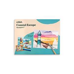 Relish Coastal Escape Aquapaints - Pack of 5 Reusable Water Painting Alzheimer’s & Dementia Activities, Products & Aids for Elderly