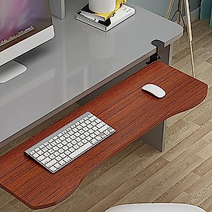 BBAUER Keyboard Tray, Under Desk Keyboard Tray, Desk Keyboard Tray Slide Out, Ergonomic Keyboard Tray, for Home or Office