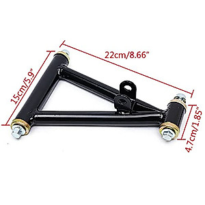 Front Suspension Swingarm Assembly, Diy Parts for Buggy Electric Atv Go Kart Bike (Us Stock)