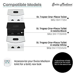 Swiss Madison Well Made Forever SM-CH04B, Toilet Hardware Black (SM-1T254)