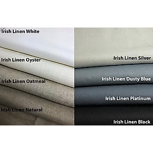 Linen Roman Shade, Irish Linen Shade, Cordless Mechanism, Custom Made Linen Roman Shade, Relaxed Roman Shade, Window Treatment