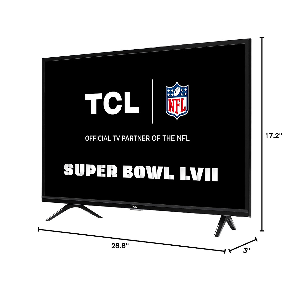 TCL 32-inch Class 3-Series HD LED Smart Android TV - 32S334, 2021 Model