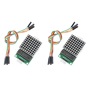 NOYITO MAX7219 Dot Matrix Module Microcontroller Module (Pack of 2)
