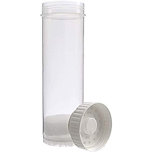 Empty, Clear Refillable Reusable Water Filter Cartridge Universal (2.5" x 10") for DI Resin and Other Media Sold by Oceanic Water Systems
