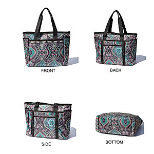 Women Weekender Overnight Travel Shoulder Bag Overnight Carry-on Duffel Gym Tote Luggage