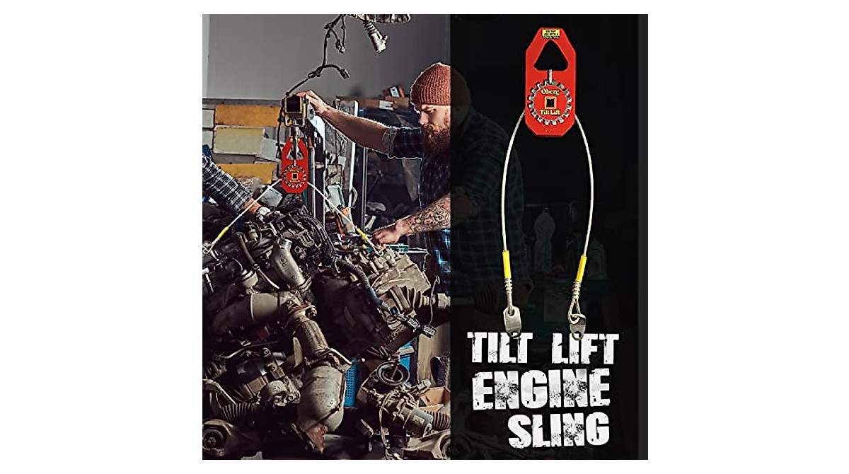 Oberg Tilt Lift Engine Hoist Sling – 1 Ton Capacity & 45° Tilt