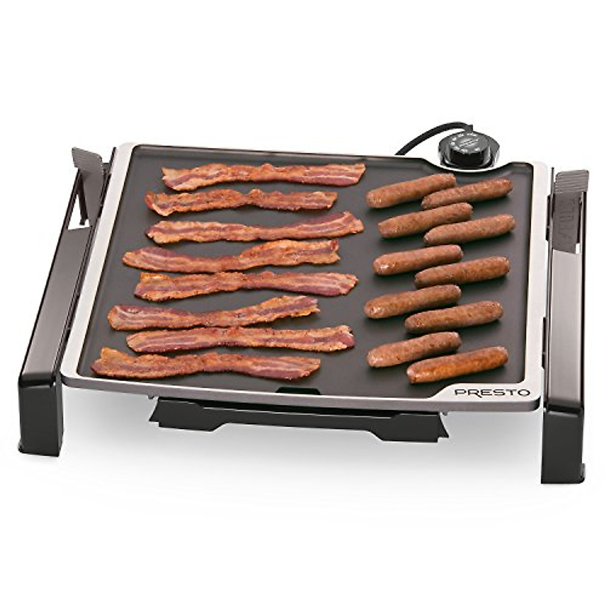 Presto 07071 15-inch Electric Tilt-n-fold Griddle, Black