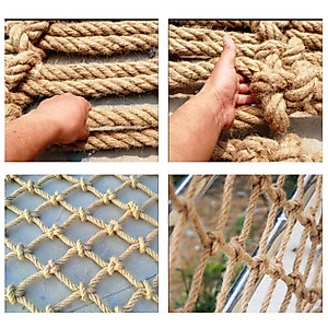 XCYYBB Child Safety Net,Hemp Rope Net,Photo Wall Decoration Mesh Nets,Climbing Rope Net,Cargo Rope Ladder Truck Trailer Netting Balcony Protection Fence