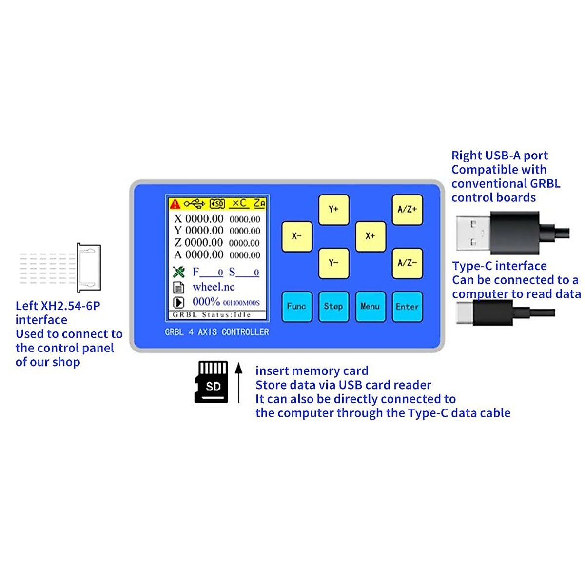CNC Offline Controller-GRBL Control-CNC Router Machine