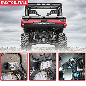 ULROLIT AULEST Ranger Backup Light 27W Reverse Light Compatible with 2018-2023 Polaris Ranger Crew 1000 XP Rear Below Cargo Flood Light