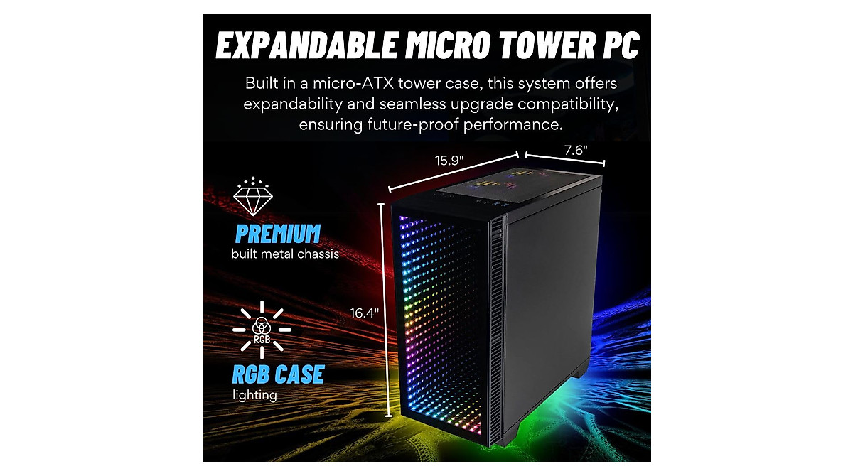 Empowered PC Continuum Micro Gaming Desktop - RTX 4070 Ti
