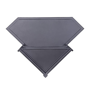 Acme Furniture Cargo Desk, Gunmetal