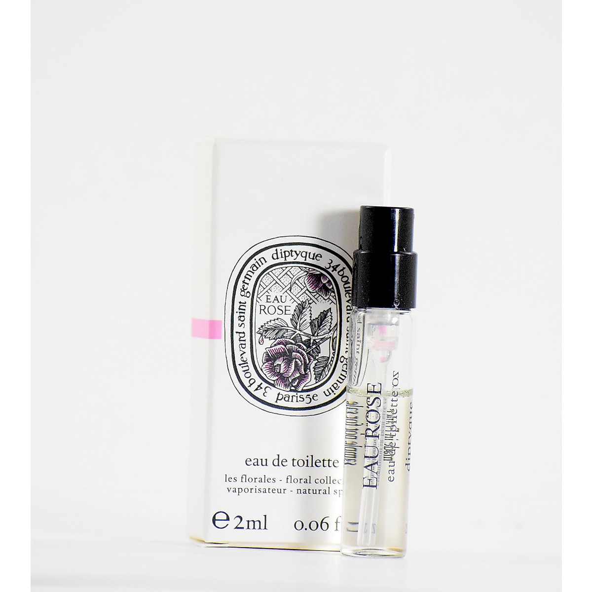 Diptyque Eau Rose Eau de Toilette, Deluxe Mini, 0.06 oz