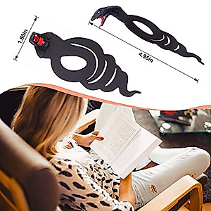 Bookmarks for Kids Boys, Snake Bookmark for Book Lovers, Cool Bookmarks for Men, Plastic Bookmark by Palksky