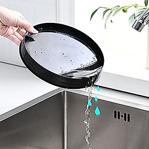 Yalych Utensil Caddy Kitchen Rotatable Tableware Storage Box， Chopsticks Fork Holder Cutlery Drain Rack， Spoon Fork Shelf Storage Holder Box Pen Holder