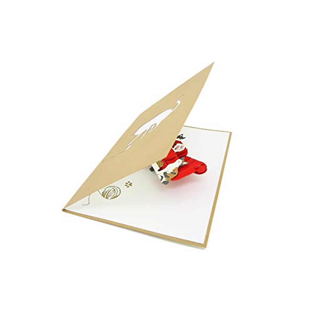 PopLife Cats Playing on Couch Pop Up Greeting Card 3D Pop Up Greeting Card - Cat Lover Card, Teacher Card, Funny Kids Card - Folds Flat for Mailing - Mothers Day Card, Birthday Card, Get Well Card