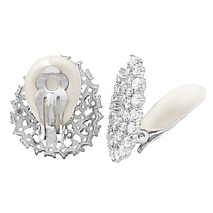 Isaac Kieran Slip-on Padded Comfort Cushions for Clip-on Earrings - Set of 4 Pairs