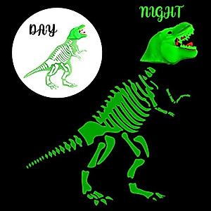 TBoxBo 4 Pack Luminous Dinosaur Bookmark 3D Cartoon Animal Bookmark Giant Shark Bookmark Funny Animals Reading Bookmark Cool 3D Bookmarks for Kids Boys Girls Men Women School Supplies