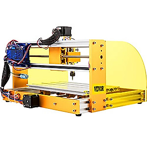 VEVOR CNC Router Machine, 3018-PRO w/GRBL Offline Control, Limit Switches & Emergency-Stop, PCB PVC Wood leather Engraving Machine, Dustproof Safe Acrylic Baffle, XYZ Working Area 300 x 180 x 45mm