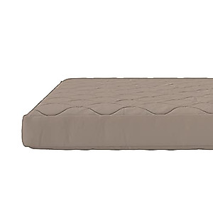 DHP Dana 6 Inch Quilted Twin Mattress with Removable Cover and Thermobonded Polyester Fill, Gray