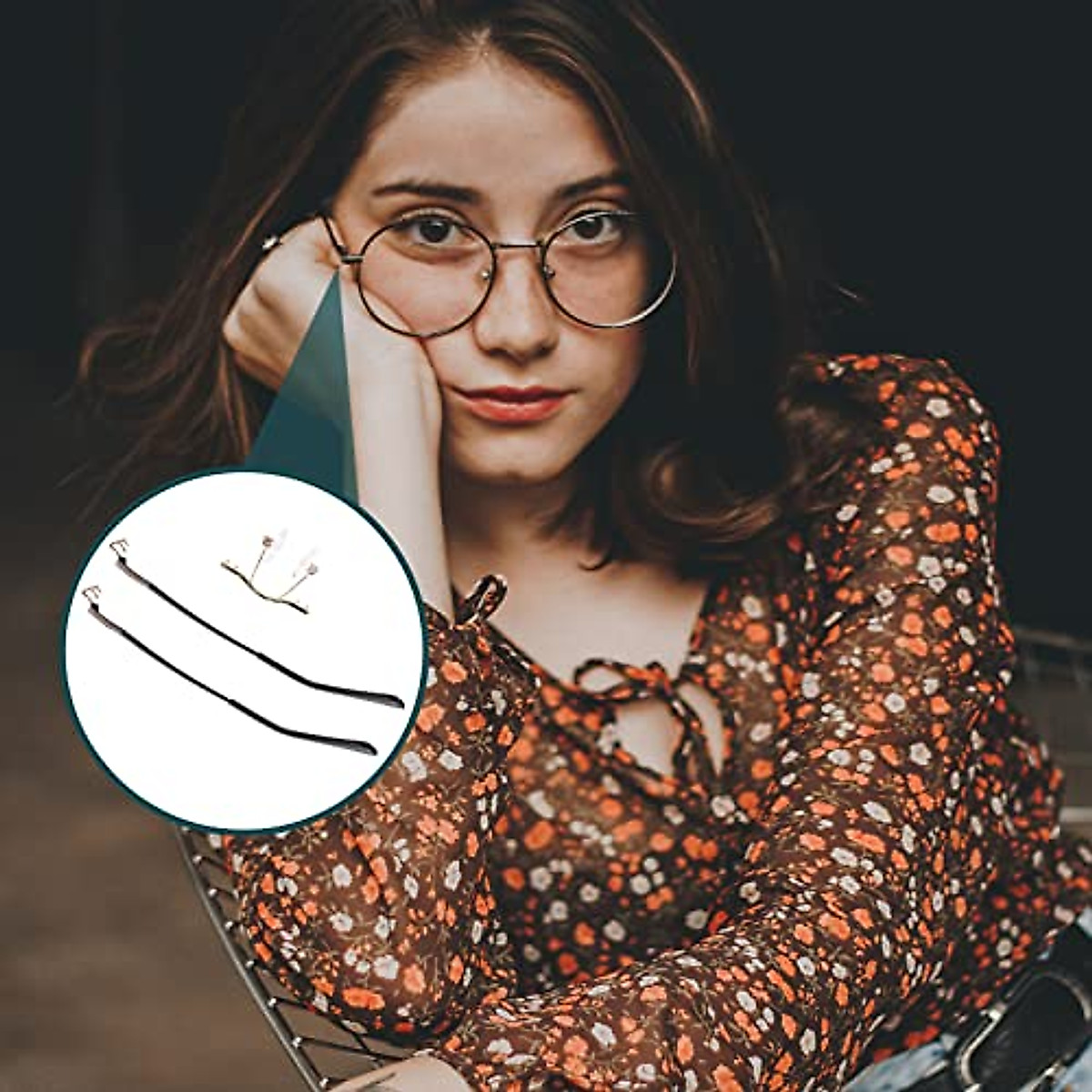 iplusmile Eyeglasses Replacement Parts Eyeglass Replacement Temple Metal Glasses Arms Legs Eyeglass Nose Pad Sunglasses Nose Cushions for Glasses Repair Kit Black Glasses Repair