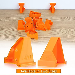 30 Pieces Flooring Spacers, Laminate Wood Flooring Tools Installation Kit with 1/4" & 1/2" Gap for Vinyl Plank, Laminate Wood, Hardwood & Floating Floor Installation