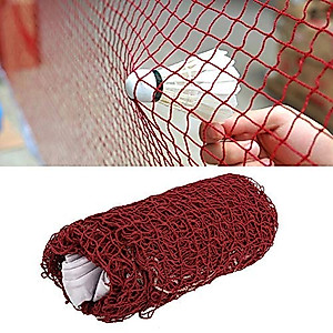 MAVIS LAVEN Badminton Net Set, Polypropylene Fiber, 6.5 x 0.5 m, Jujube Red