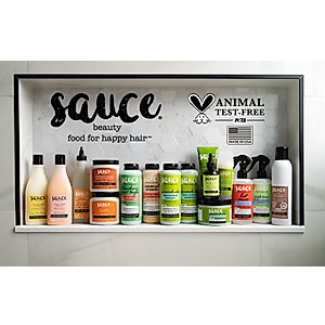 SAUCE BEAUTY Conditioner, Moisturizing Creamy House Dressing Hair Conditioner (10 Fl Oz) Curly Hair Frizz Control & Detangler with Shea Butter, Buttermilk & Greek Yogurt, Fine to Medium Hair