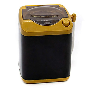 AUEAR, Makeup Brush Sponge Washing Machine Cleaner Device Plastic Automatic Cleaning (Black, Comes with Bucket)