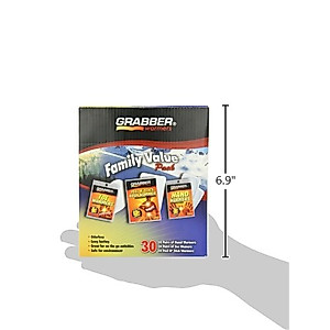Grabber Warmers Family Value Pack - Long Lasting Safe Natural Odorless Air Activated Warmers - Hand Warmers, Toe Warmers, Body Warmers