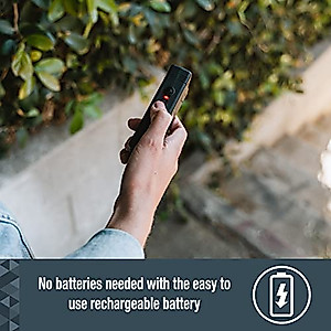 SABRE 2-in-1 Stun Gun with LED Flashlight, Self Defense Stun Gun with Painful 1.160 µC Charge, 120 Lumens, Rechargeable Battery, Easy to Use Safety Switch, Belt Holster for Quick Access