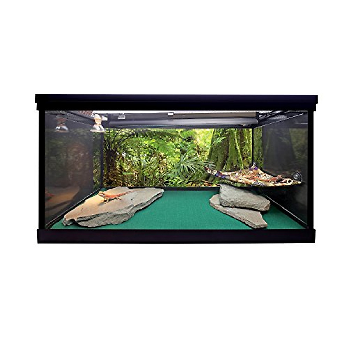 CAROLINA CUSTOM CAGES Reptile 22" T5HO UVB + Single GU10 Basking Light Fixture