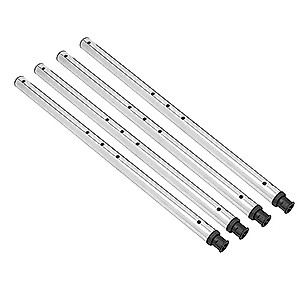 32"×16" Stainless Steel Table, Heavy Duty Stainless Steel Table for Prep, Shelf Organizer Kitchen Storage Shelves Garage Shelves, Commercial Kitchen Work Table for Restaurant, Home and Hotel, Silver