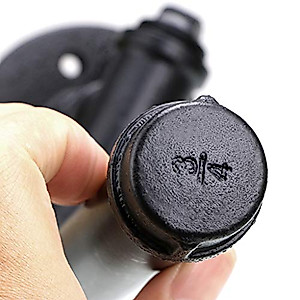 Sumnacon 13.6 Inch Industrial Pipe Clothes Bar - Heavy Duty Rustic Metal Coat Hanger with Screws, Wall-Mounted Garment Holder Rack for Bedroom/Bathroom/Cabinet/Boutique/Clothing Store, Black