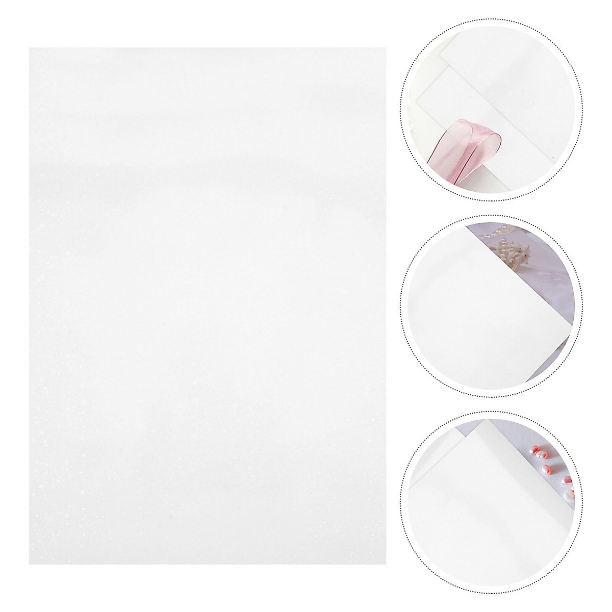 20 Sheets Sheet Paper Film Label Printer Paper Cold Laminating Film Printable Sticker Paper Sticker Printer Paper Matte Sticker Paper for Printer Paper Stickers Shiny Sticker Paper